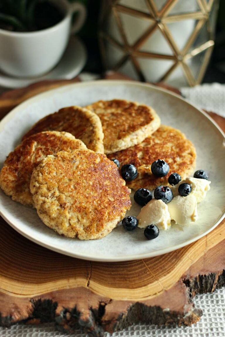 Keto placki twarogowe wysokobiałkowe (bezglutenowe) – WegePrzepis
